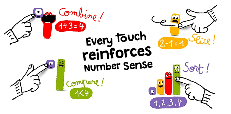 Dragonbox numbers - fantastisk matematik spil - Gode Apps til Børn